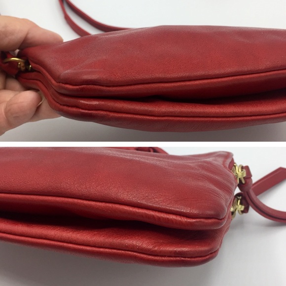 Steven Alan Bags | Steven Alan Red Leather Crossbody Bag | Poshmark
